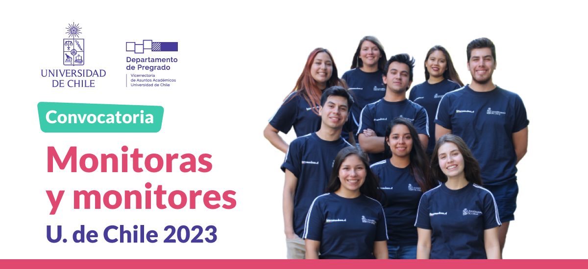 Convocatoria monitoras y monitores U. de Chile 2023 – Avirtual Uchile